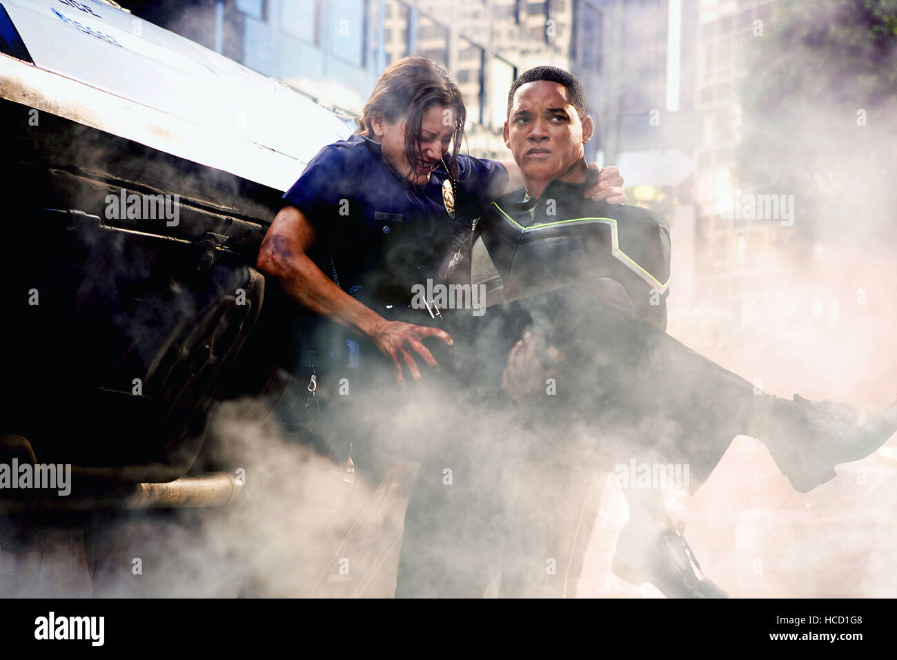 HANCOCK, from left: Liz Wicker, Will Smith, 2008. ©Sony Pictures ...