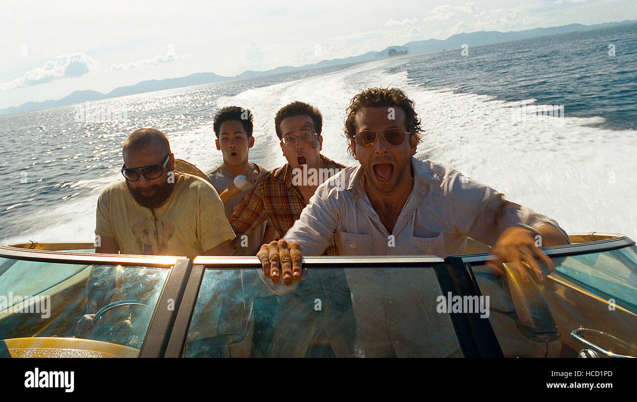 THE HANGOVER PART II, from left: Zach Galifianakis, Mason Lee, Ed Helms ...