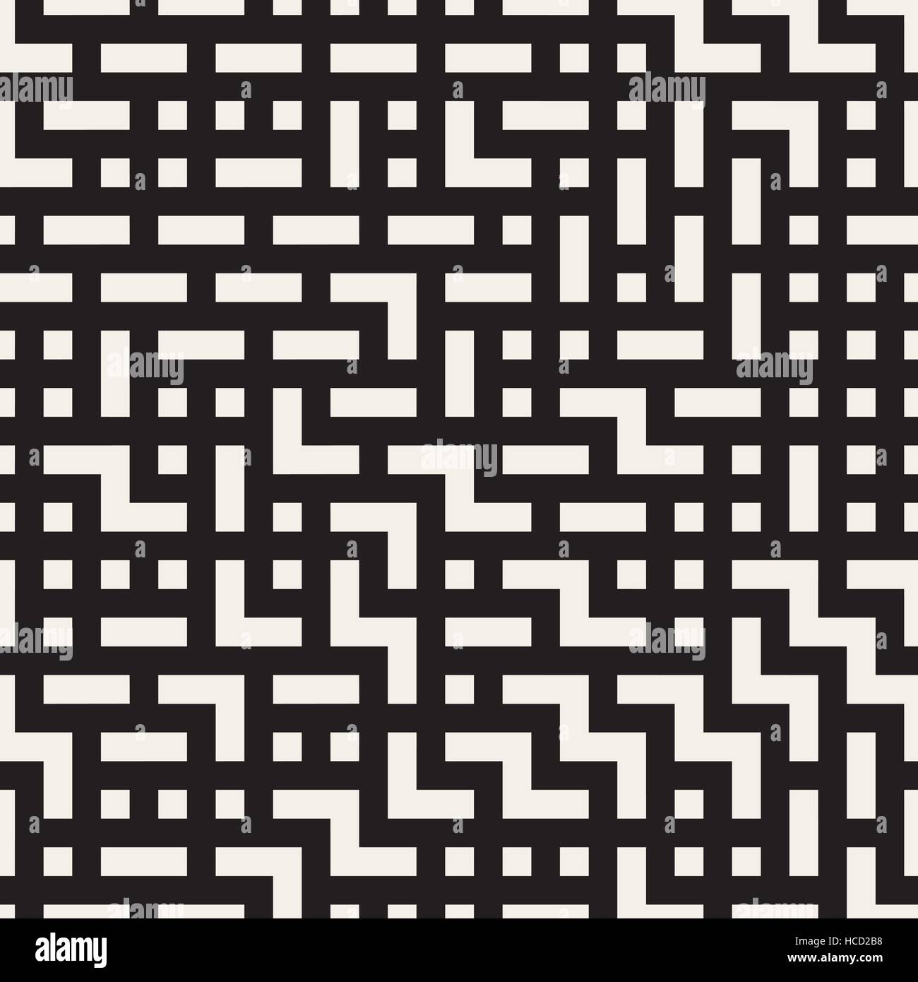 Irregular Maze Lines. Vector Seamless Black and White Pattern Stock ... Irregular Maze Lines. Vector Seamless Black and White Pattern Stock ...
