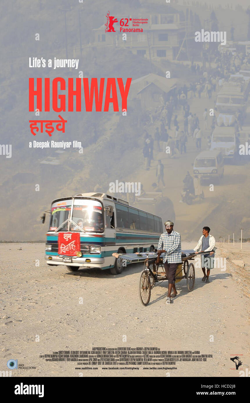 HIGHWAY, international poster art, 2012 Stock Photo - Alamy