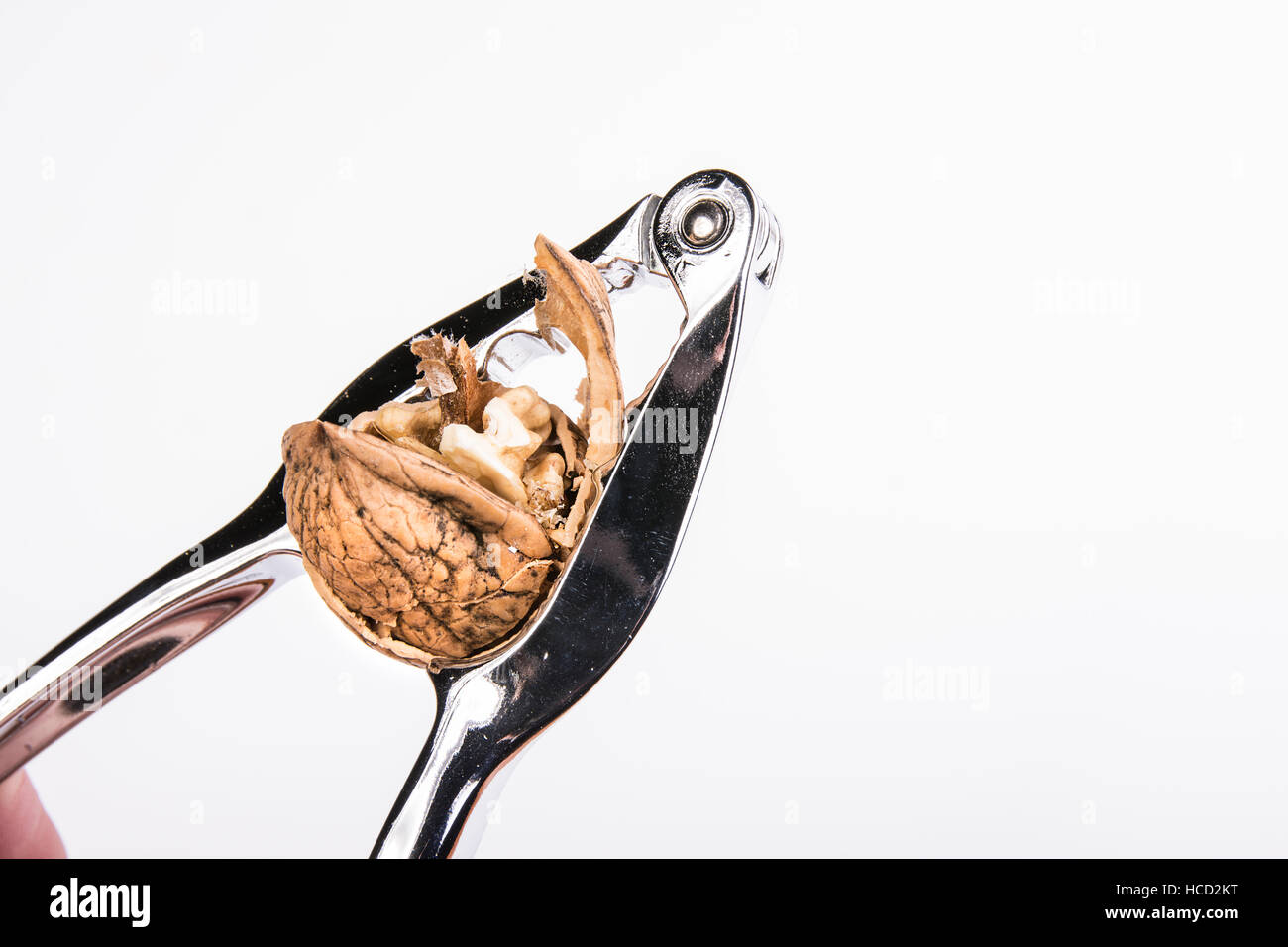 crack the nut Stock Photo - Alamy
