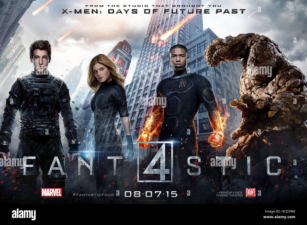 FANTASTIC FOUR, (aka THE FANTASTIC FOUR), US poster, from left: Miles ...