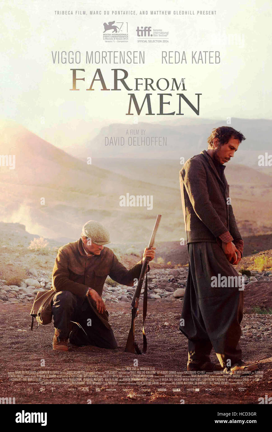 FAR FROM MEN, (aka LOIN DES HOMMES), US poster art, from left: Viggo ...