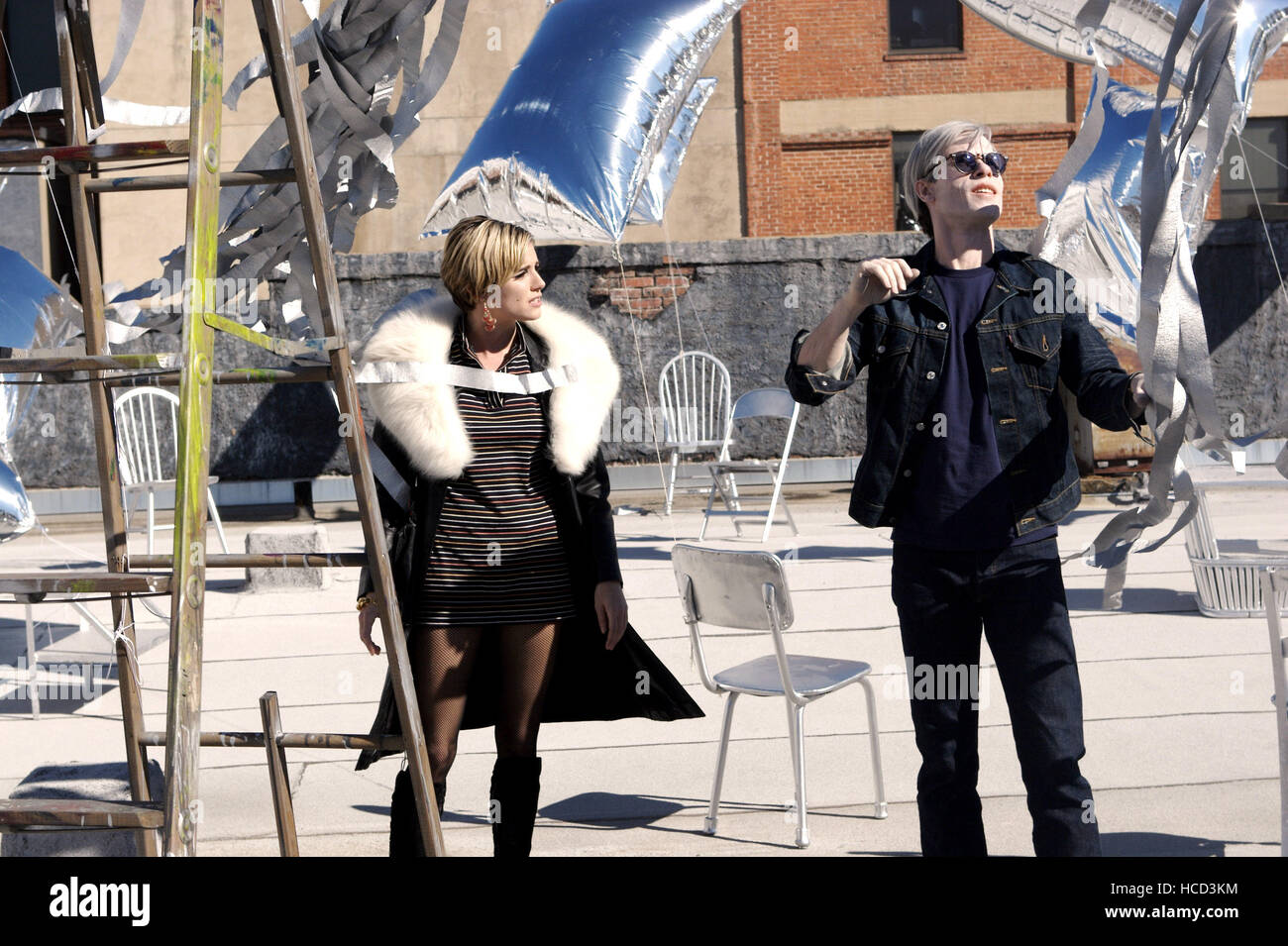 FACTORY GIRL, Sienna Miller as Edie Sedgwick, Guy Pearce as Andy Warhol ...