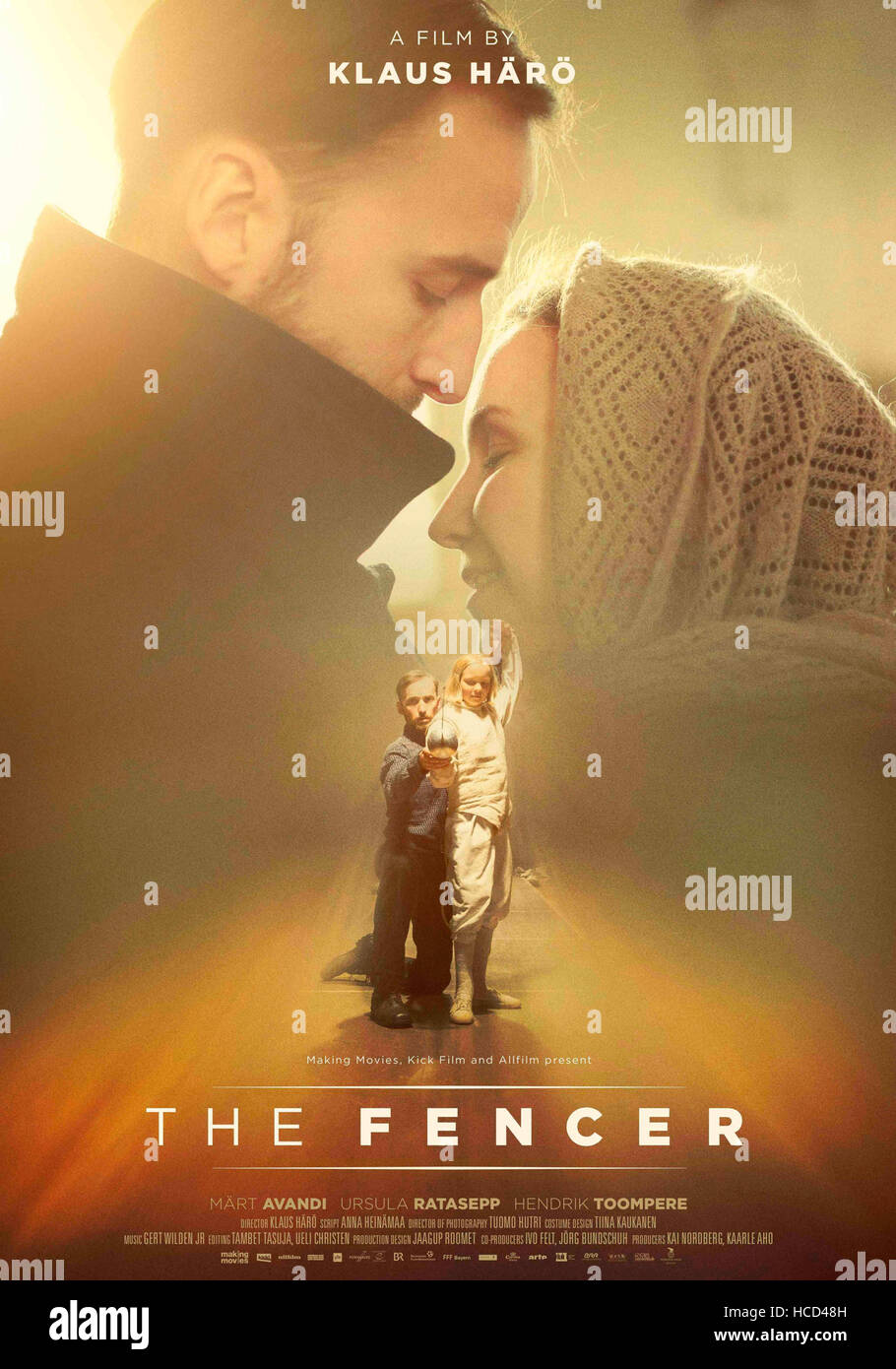 THE FENCER, (aka MIEKKAILIJA), poster, Mart Avandi, Ursula Ratasepp ...