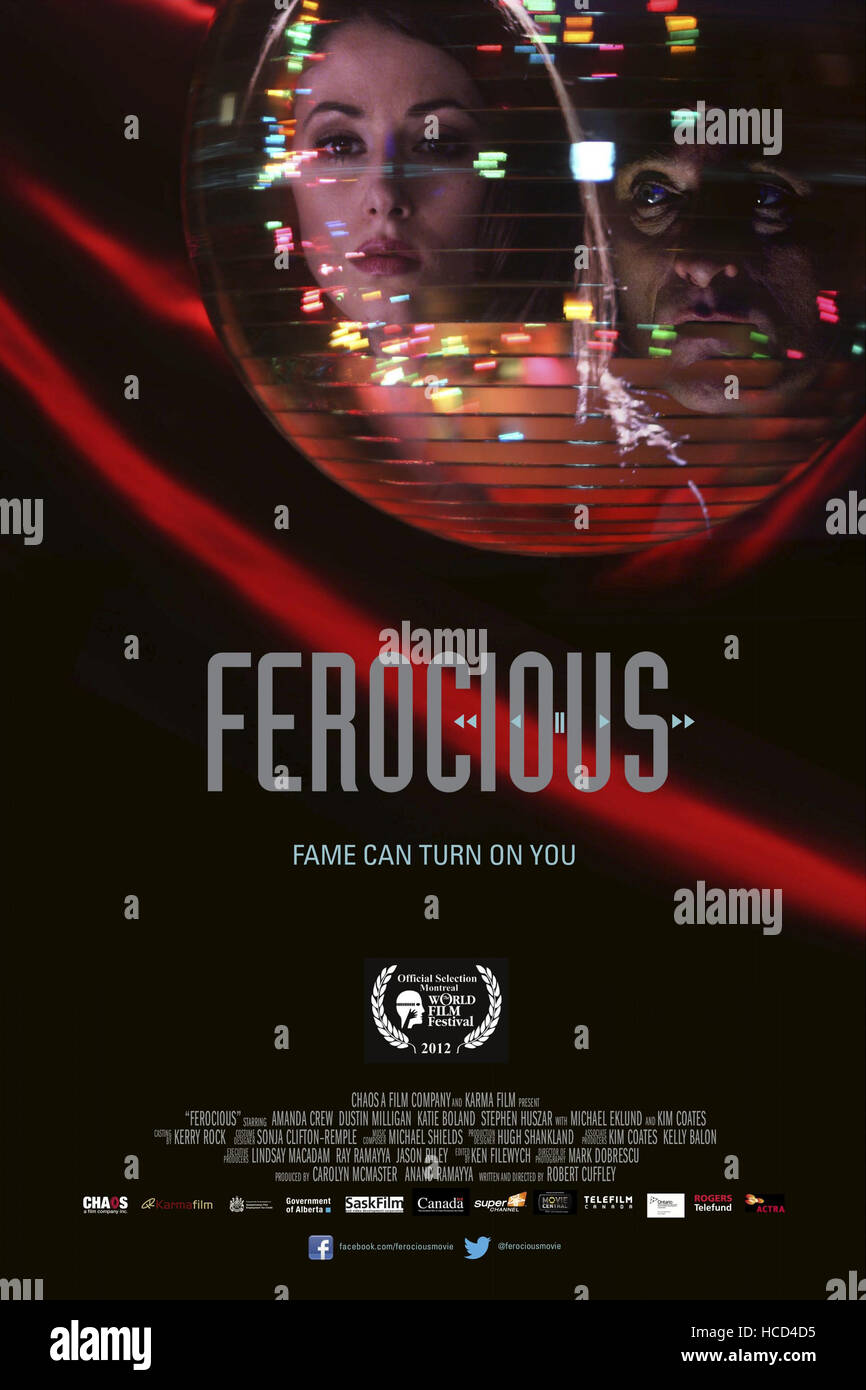 FEROCIOUS, International poster art, from left: Amanda Crew, Kim Coates ...