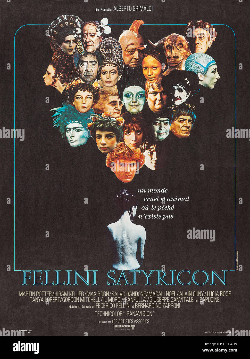 FELLINI SATYRICON, US poster art, 1969 Stock Photo - Alamy