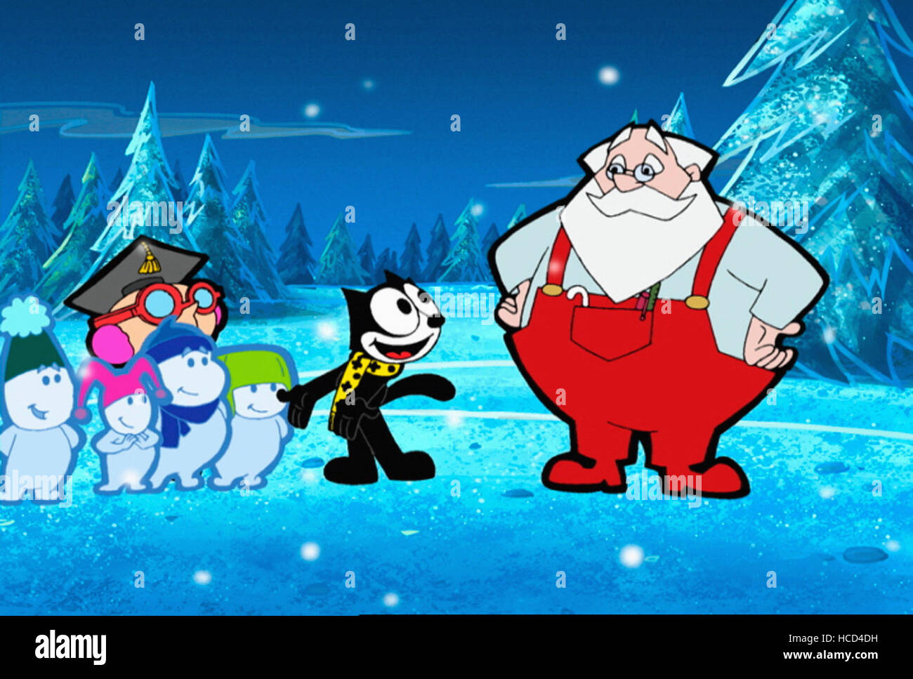 FELIX THE CAT SAVES CHRISTMAS, Poindexter (glasses), Felix the Cat ...