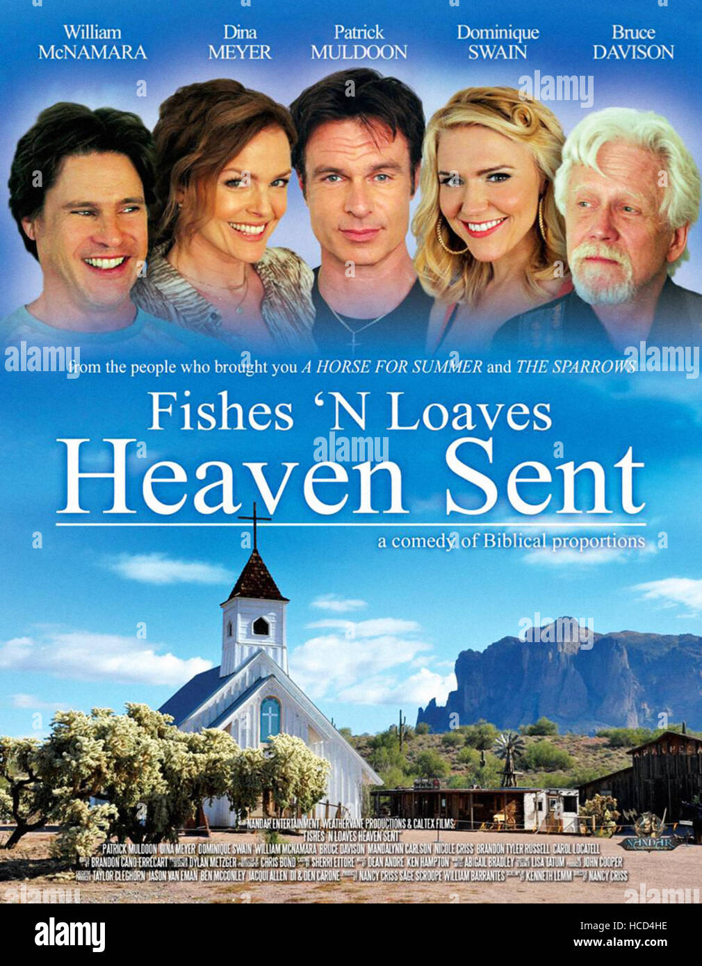 FISHES 'N LOAVES: HEAVEN SENT, poster, from left: William McNamara ...