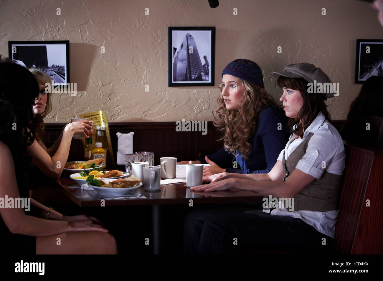 FINDING BLISS, Mircea Monroe (back left), Leelee Sobieski (back right ...