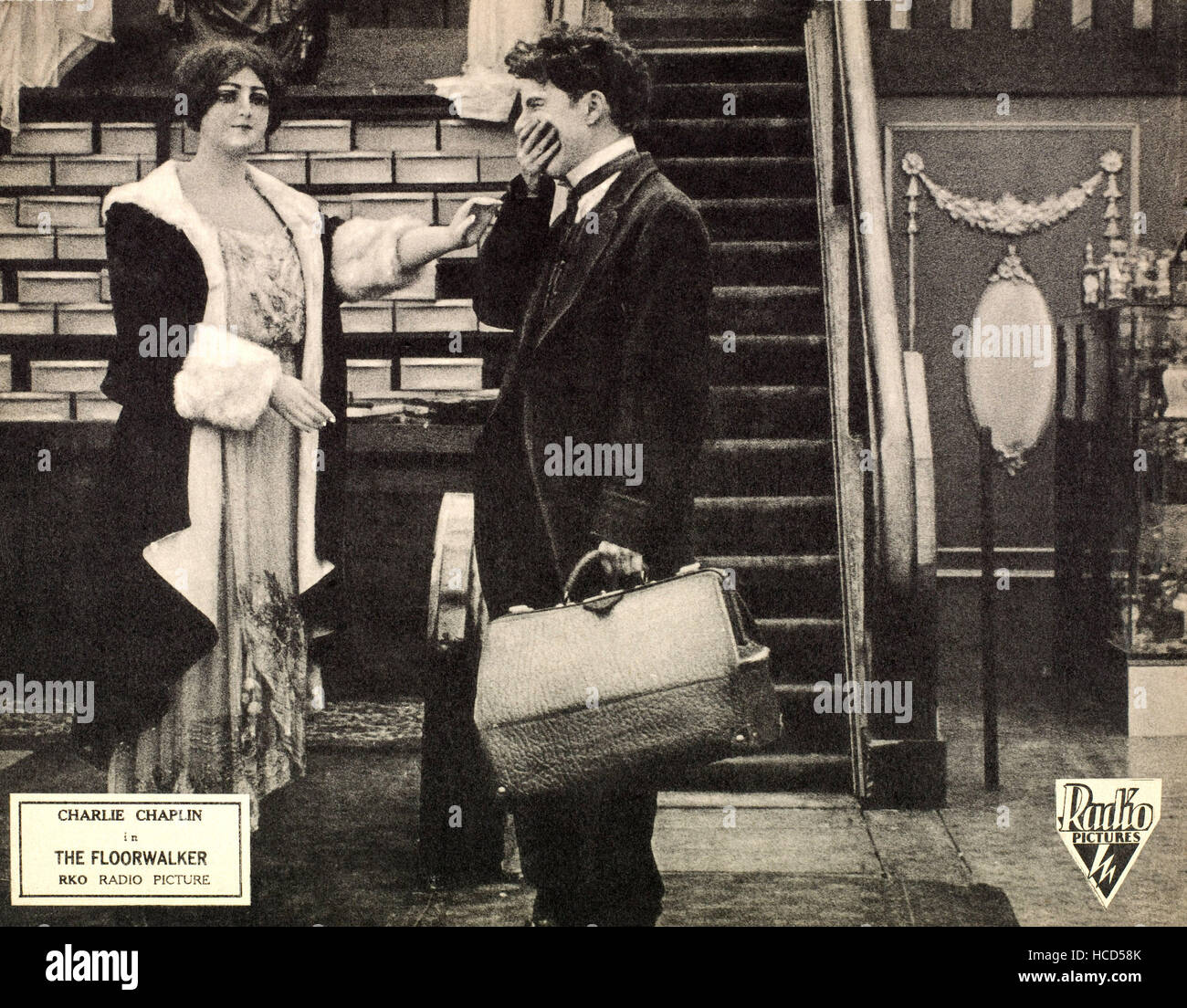 THE FLOORWALKER, Charles Chaplin, 1916 Stock Photo - Alamy