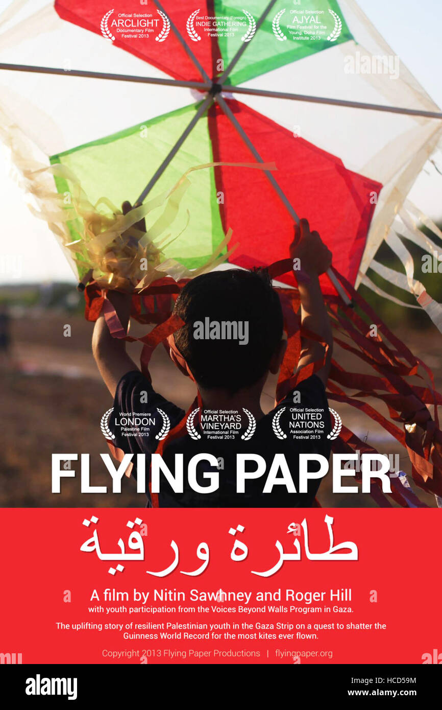 FLYING PAPER, international poster art, 2014. ©Journeyman Pictures ...