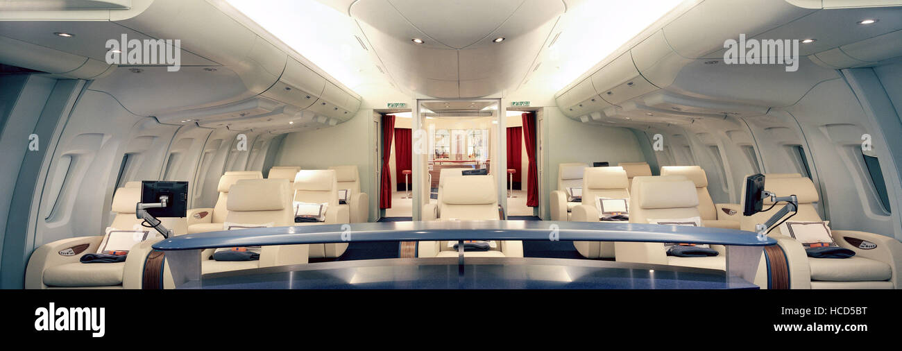 FLIGHTPLAN, first class passenger cabin, 2005, (c) Touchstone/courtesy ...