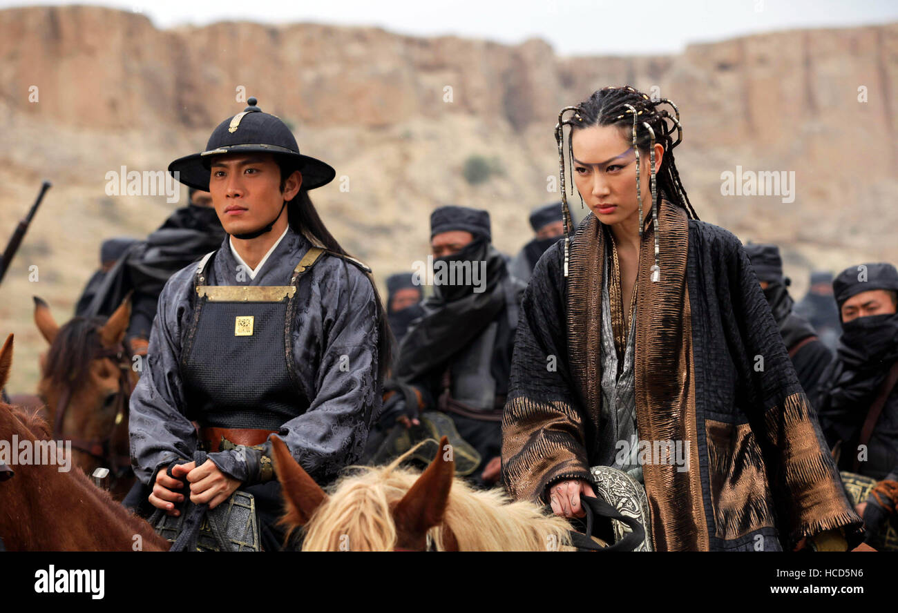 14 BLADES, (aka GAM YEE WAI, aka JIN YI WEI), from left: Yuwu Qi, Kate Tsui, 2010. ©The ...