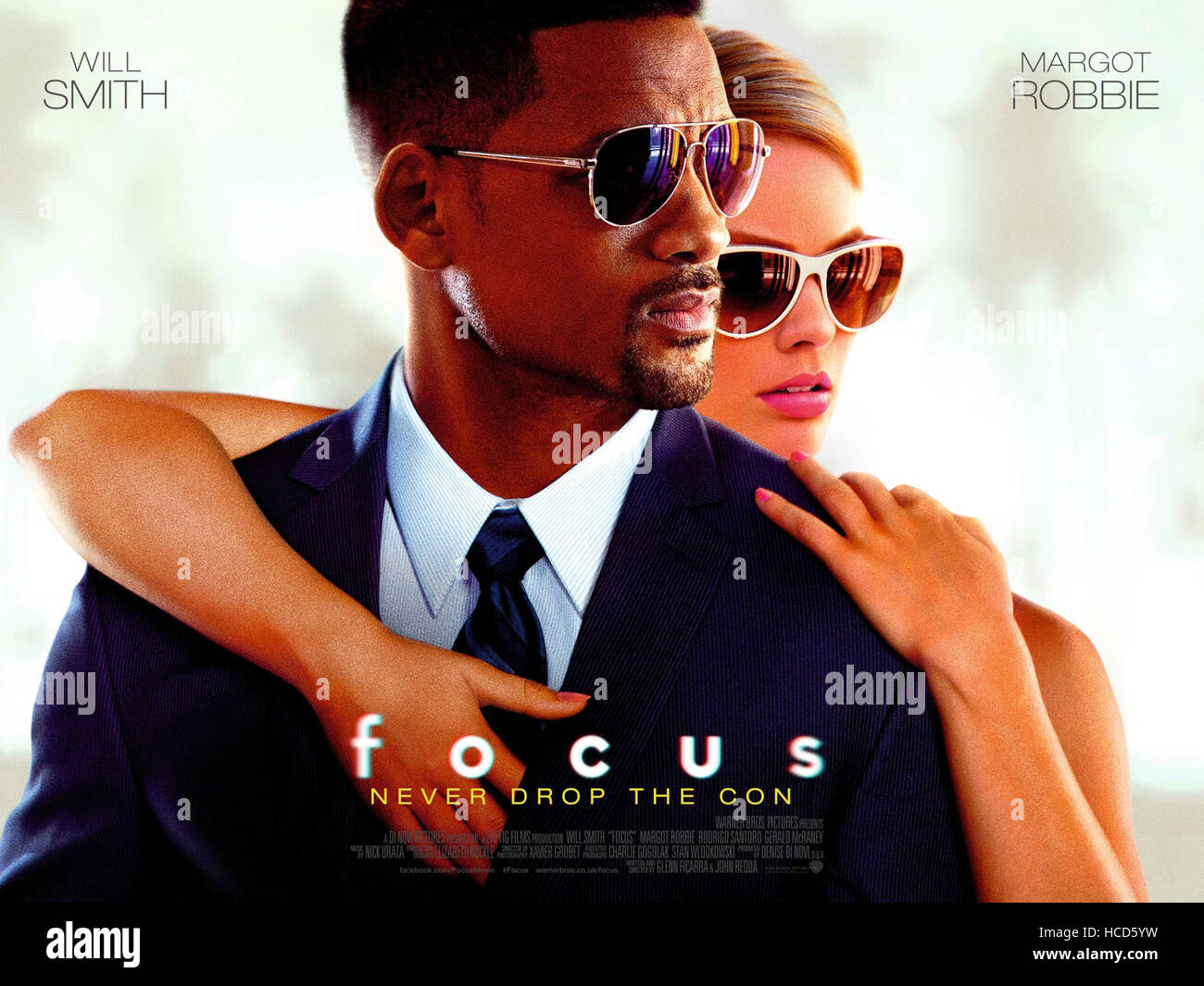 FOCUS, British poster art, from left: Will Smith, Margot Robbie, 2015 ...