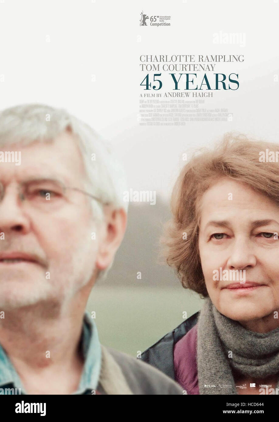 45 YEARS, poster, from left: Tom Courtenay, Charlotte Rampling, 2015 ...
