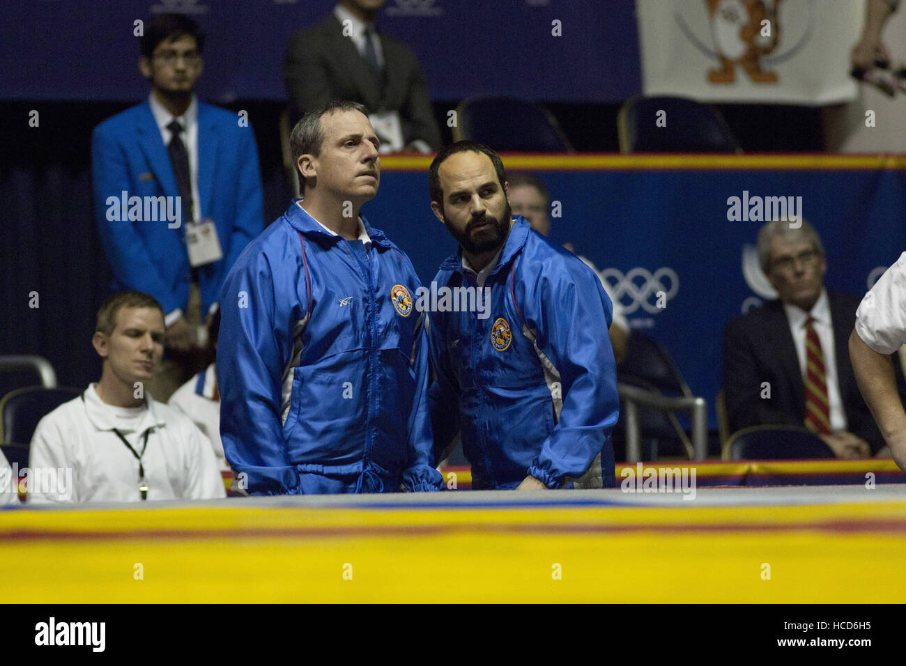 FOXCATCHER, from left: Steve Carell, Mark Ruffalo, 2013. Ph: Scott ...