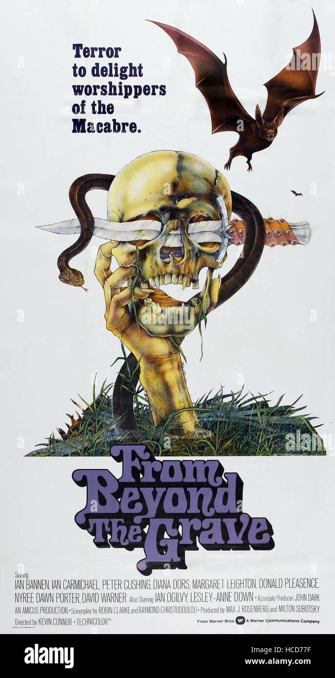 FROM BEYOND THE GRAVE, poster art, 1973 Stock Photo - Alamy