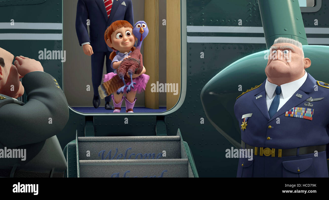 FREE BIRDS, from left: President's daughter (voice: Kaitlyn Maher ...