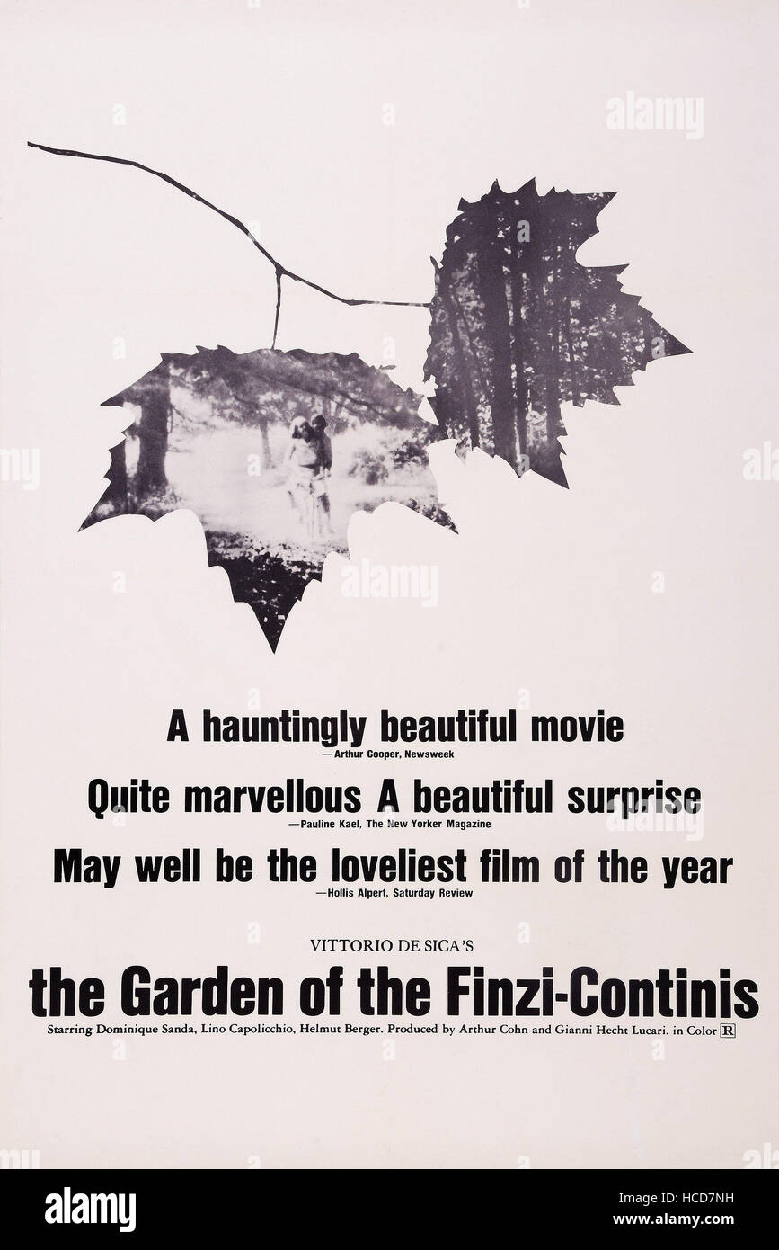 THE GARDEN OF THE FINZI-CONTINIS, (aka IL GIARDINO DEI FINZI CONTINI ...
