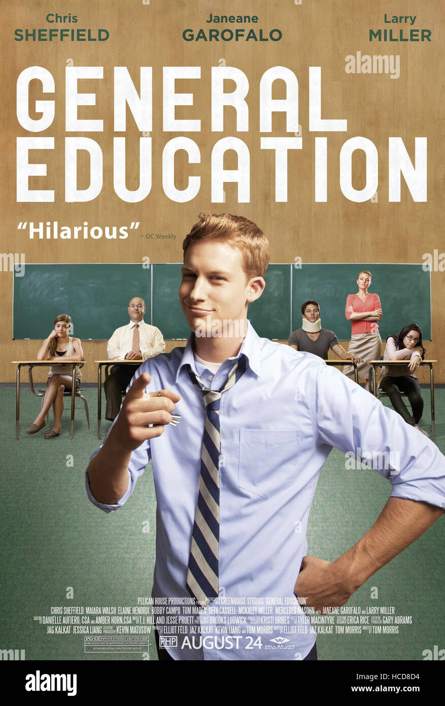 GENERAL EDUCATION, US poster art, Chris Sheffield (front), back, from ...