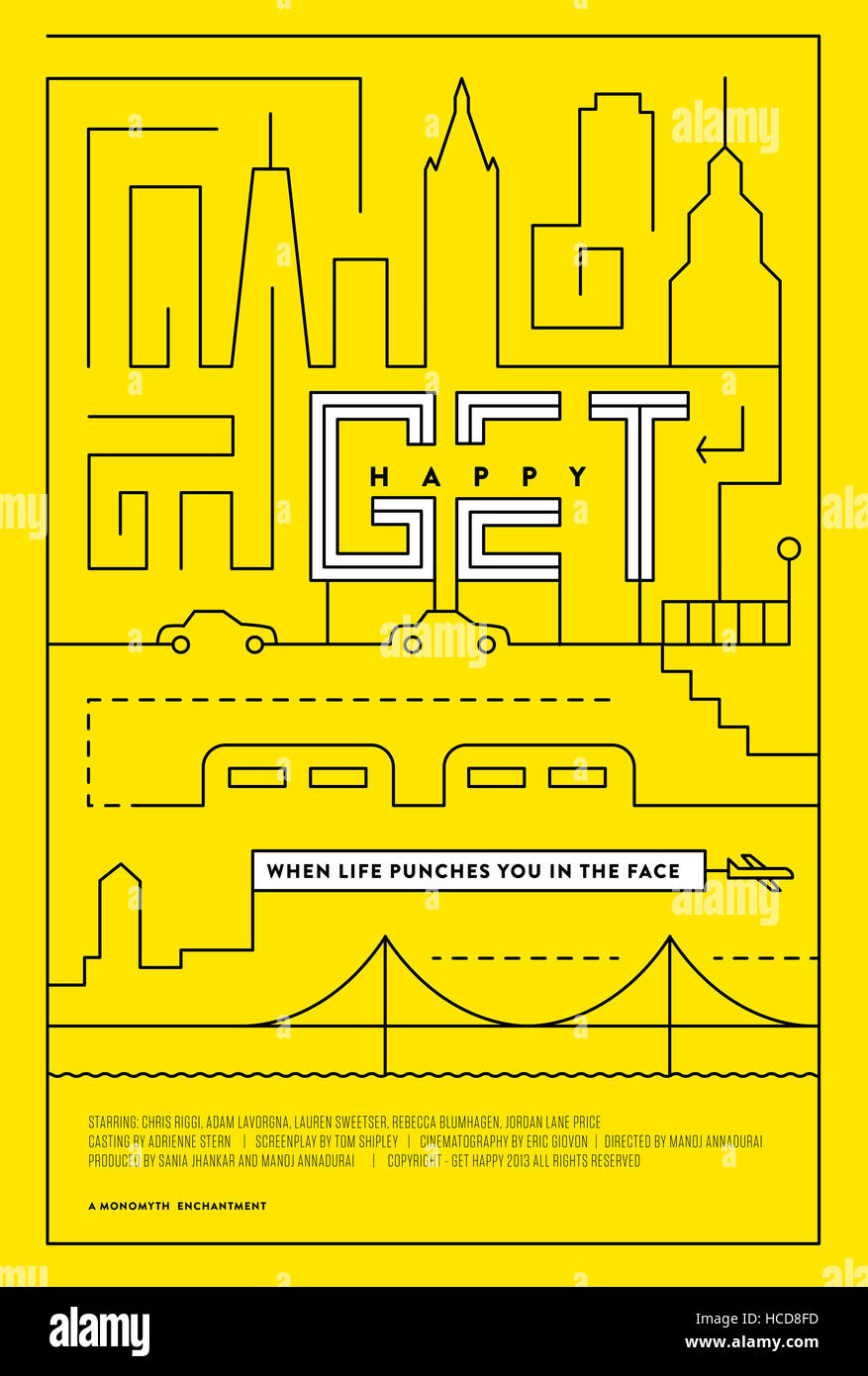 GET HAPPY!, poster, 2016. ©CinemaFlix/Courtesy Everett Collection Stock ...