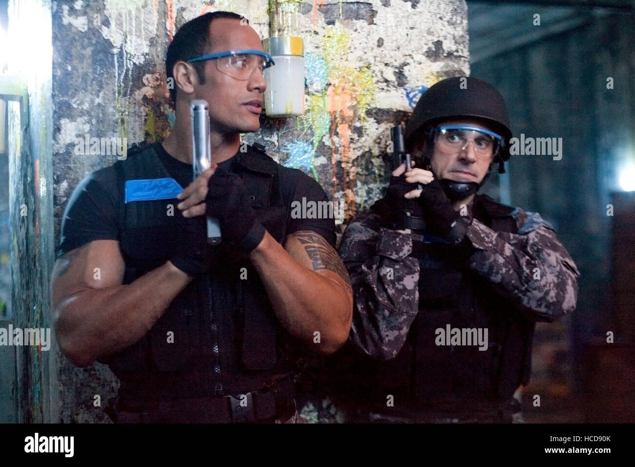 GET SMART, from left: Dwayne Johnson, Steve Carell, 2008. ©Warner Bros ...