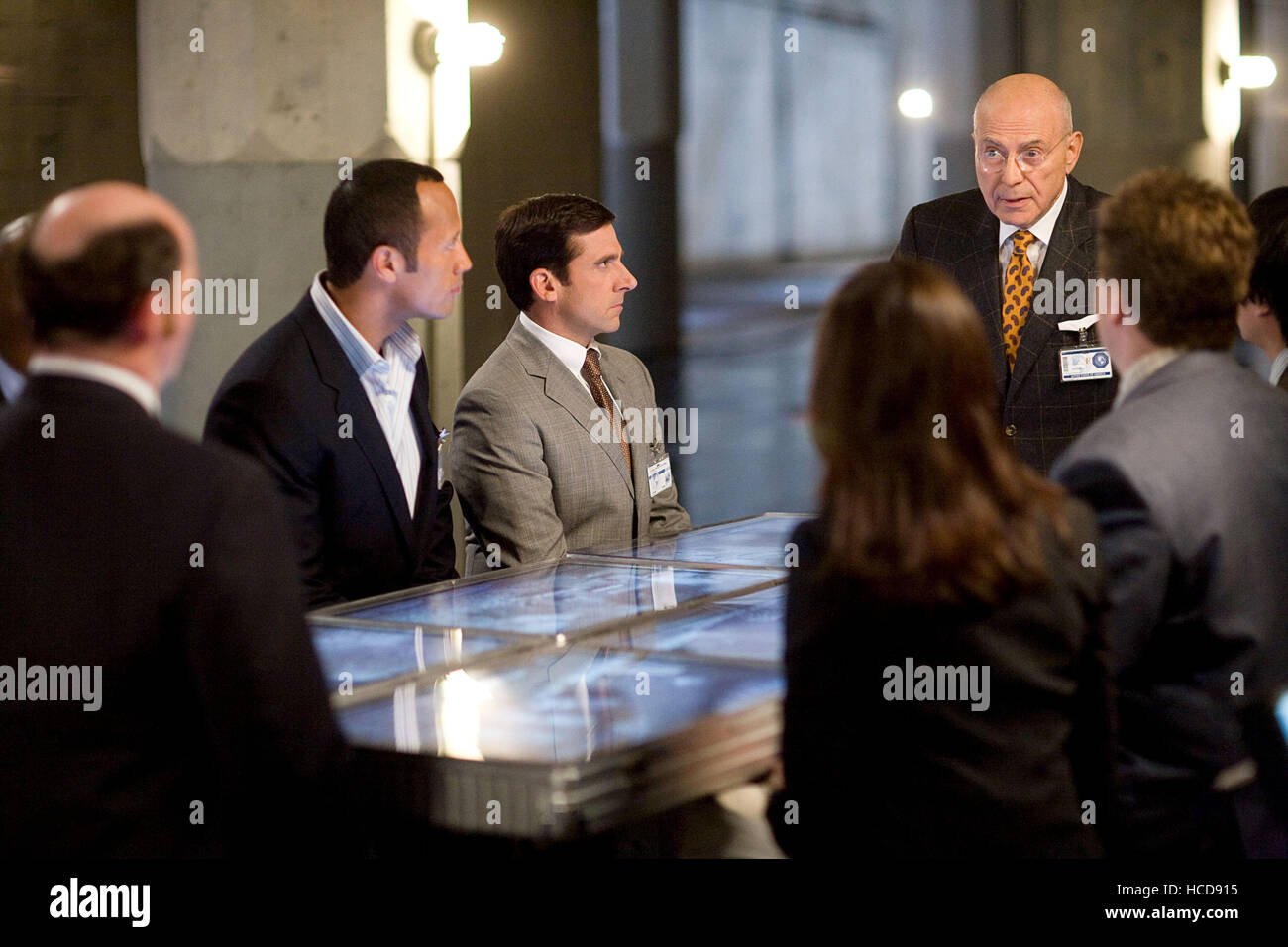 GET SMART, Dwayne Johnson (second from left), Steve Carell (third from ...