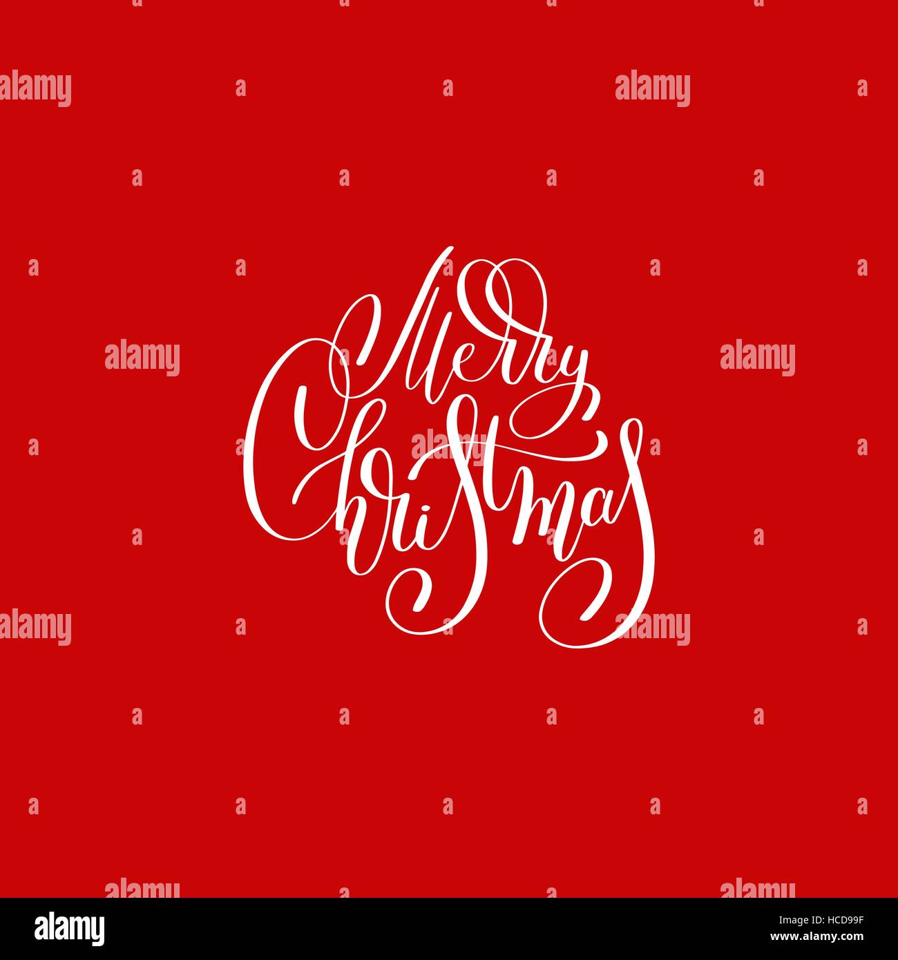 merry christmas red handwritten lettering inscription holiday ph Stock ...