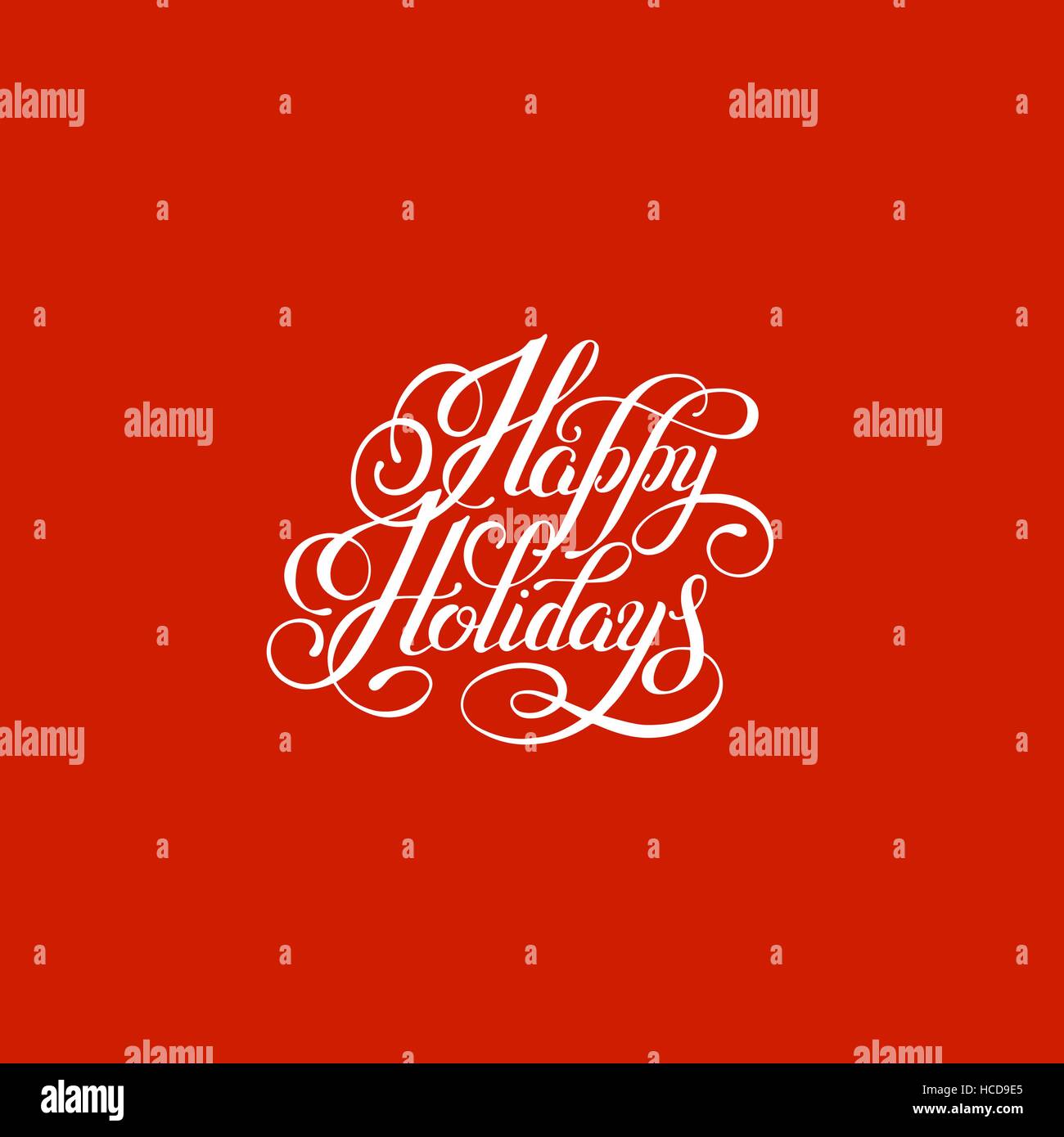 happy holidays handwritten lettering text inscription holiday ph Stock ...