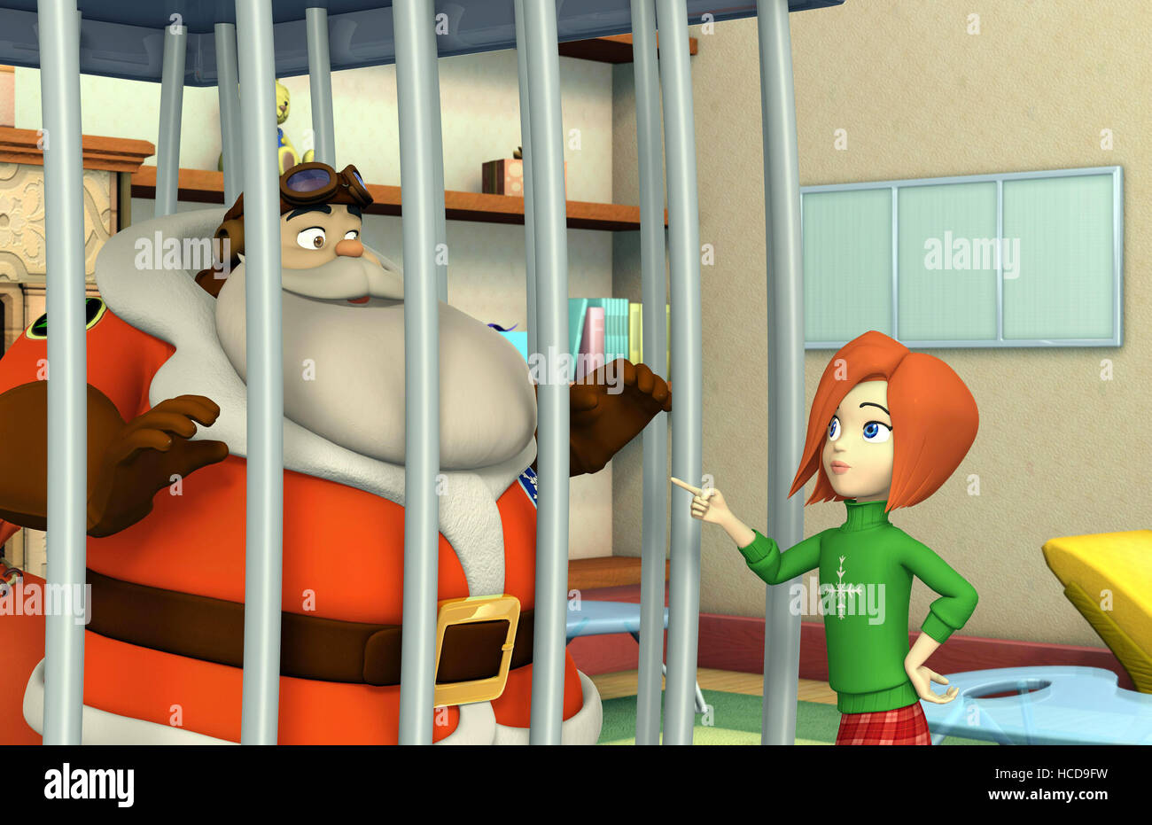 GOTTA CATCH SANTA CLAUS, from left: Santa Claus (voice: William Shatner ...