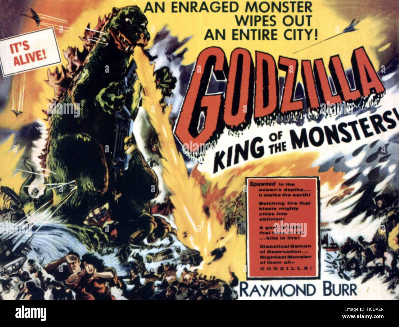 GODZILLA, (aka GOJIRA), Godzilla on poster art, 1954 Stock Photo - Alamy