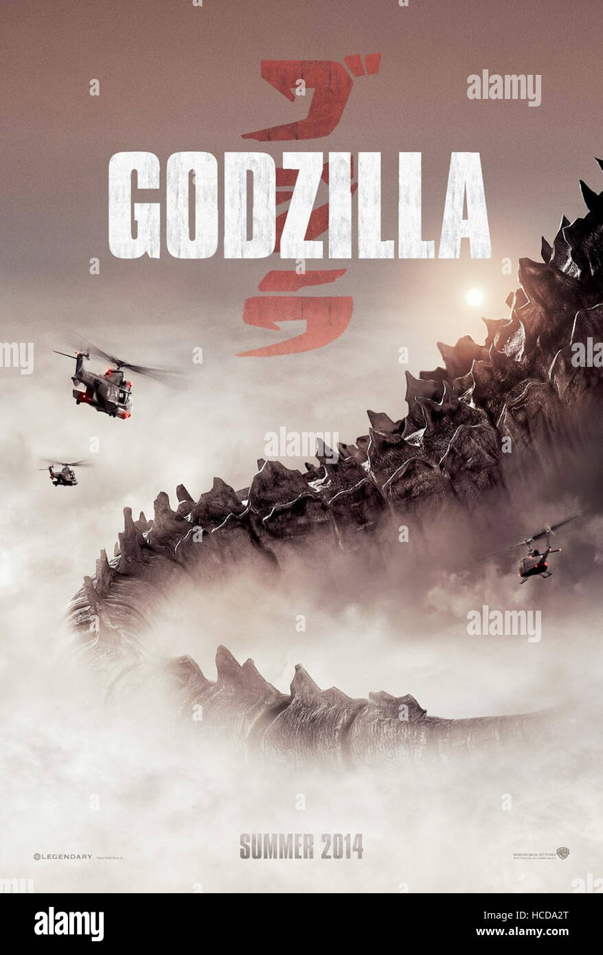 Godzilla 2014 poster hi-res stock photography and images - Alamy