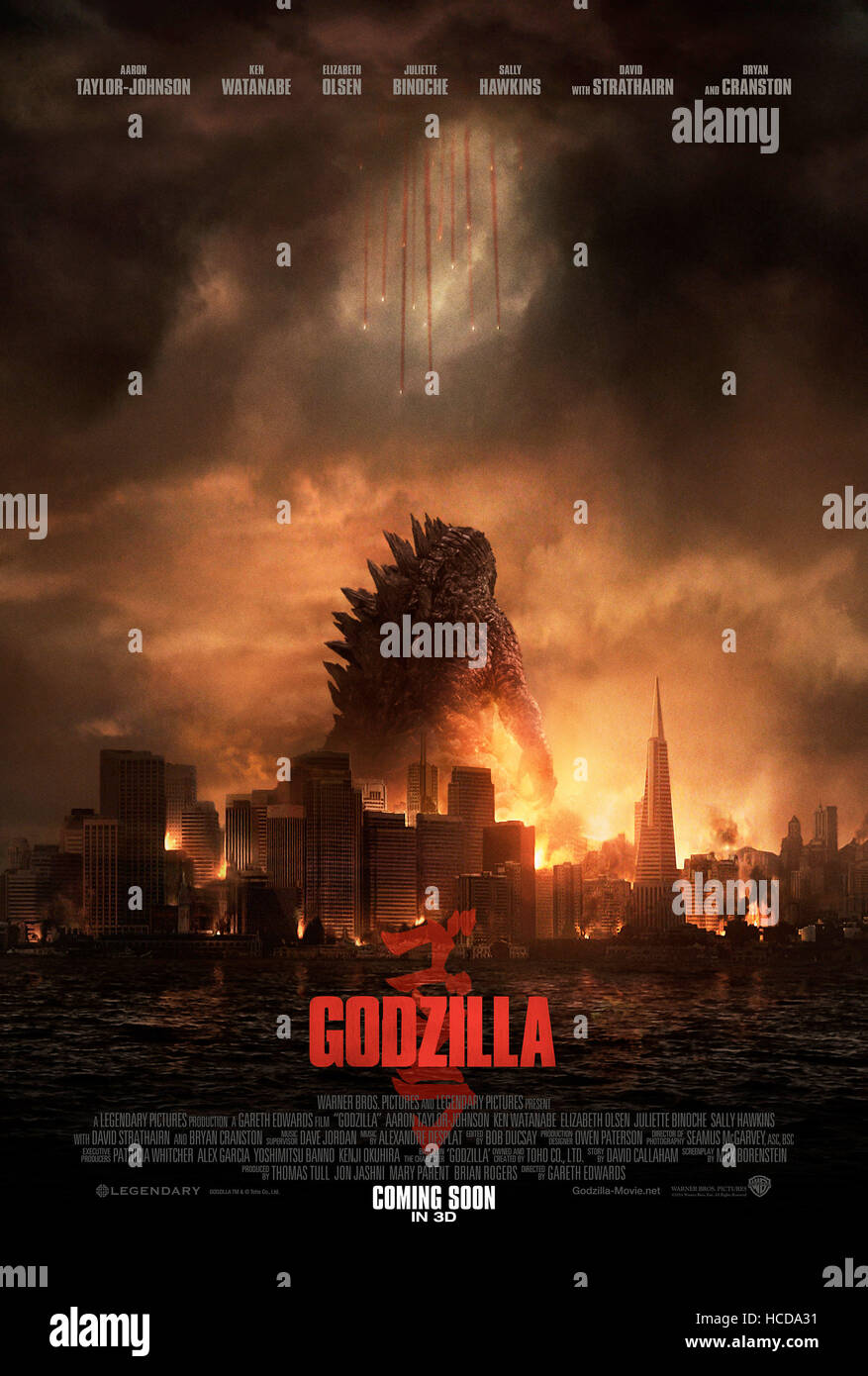 GODZILLA, US poster art, 2014. ©Warner Bros./courtesy Everett ...