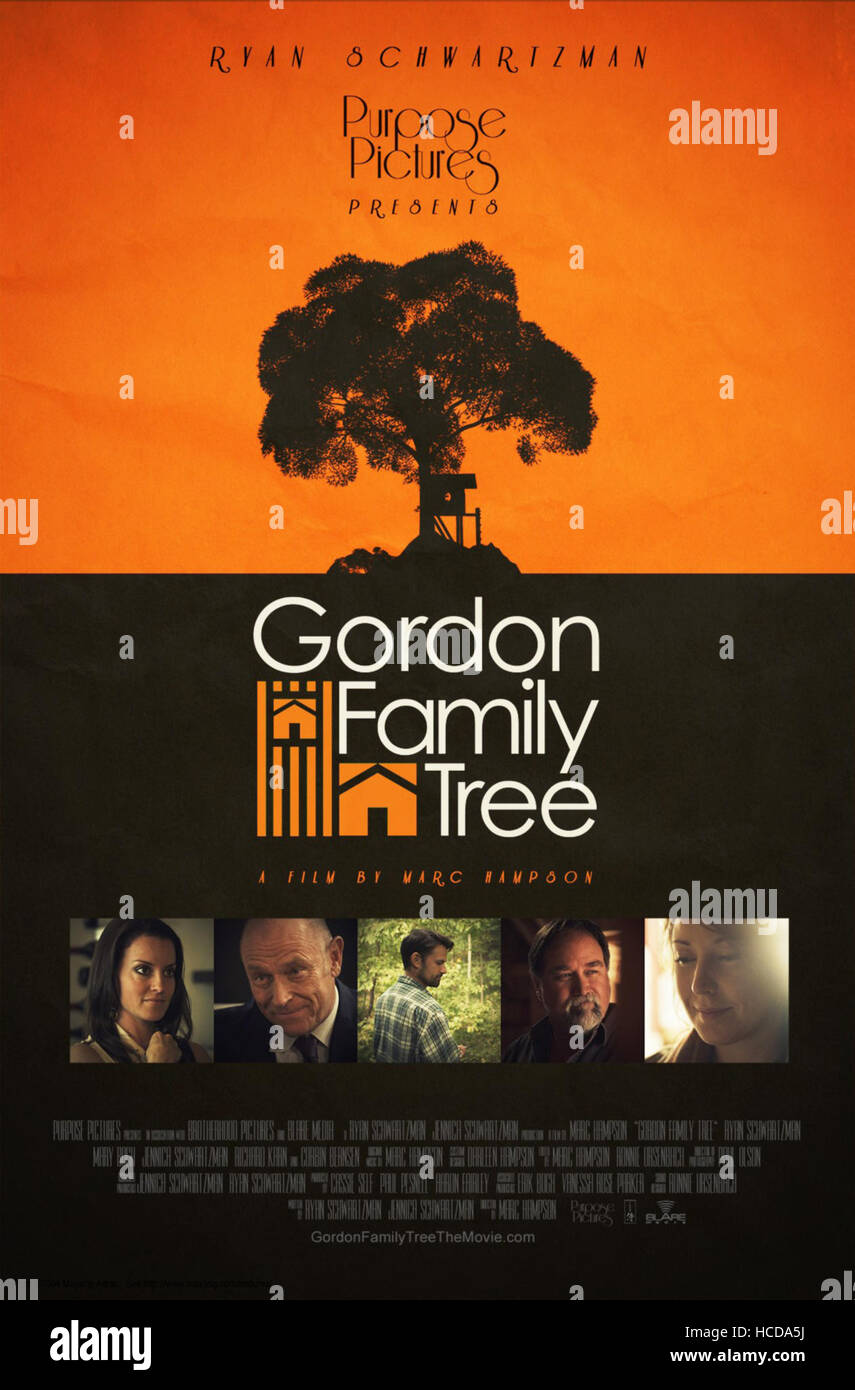 GORDON FAMILY TREE, poster art, from left: Vanessa Rose Parker, Corbin ...