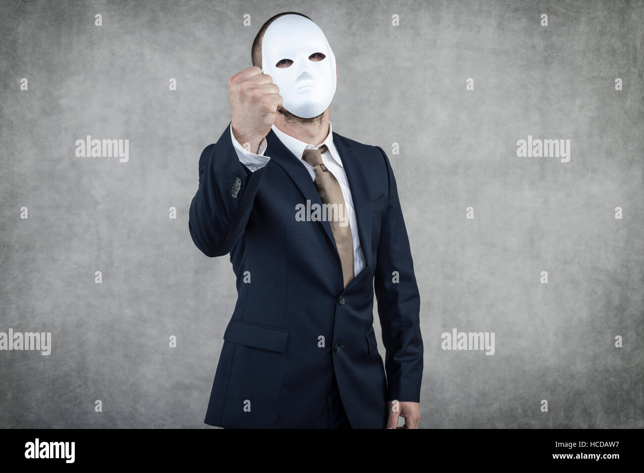 businessman calls for strike Stock Photo - Alamy