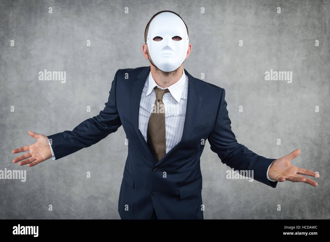 angry businessman wearing a mask Stock Photo - Alamy