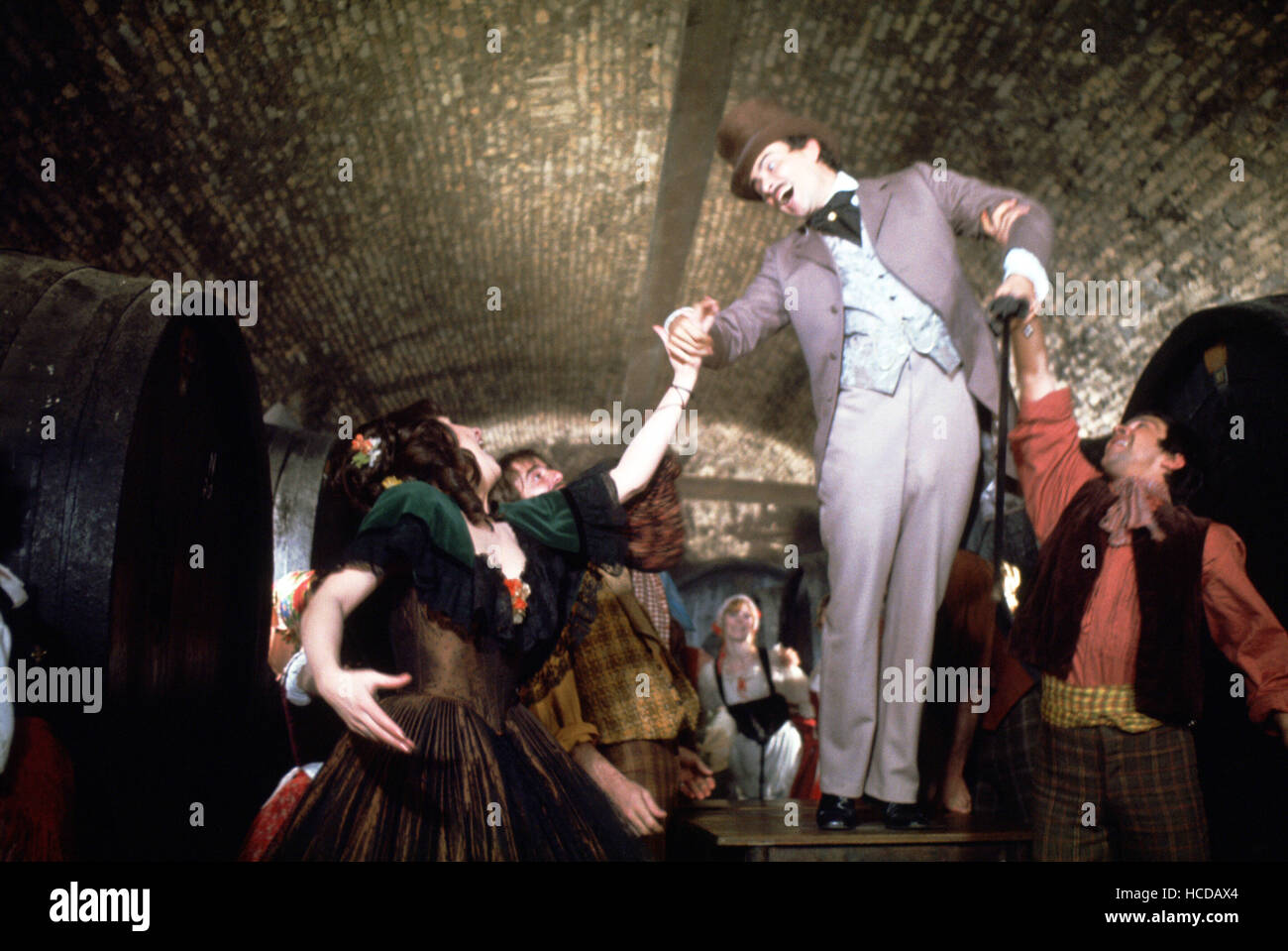 THE GREAT WALTZ, Vicki Woolf, Horst Buchholz as Johann Strauss Jr. (on ...