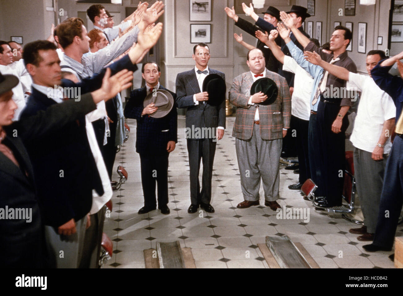 GUYS AND DOLLS, Johnny Silver, Frank Sinatra, Stubby Kaye, 1955 Stock ...