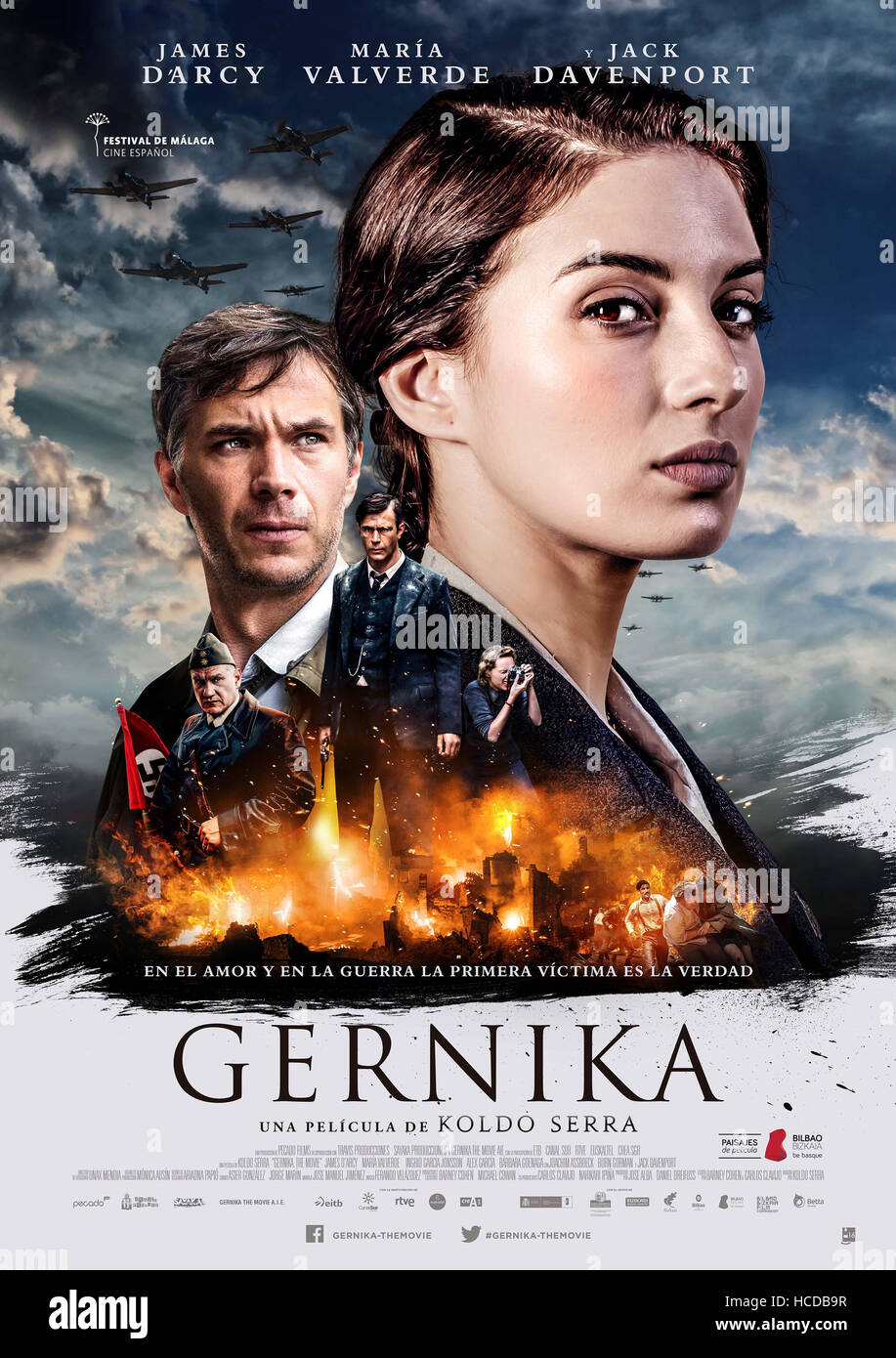 GUERNICA, (aka GERNIKA), Spanish poster art, from left, Joachim Paul ...