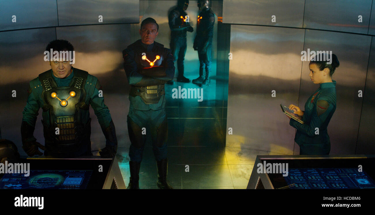 GUARDIANS OF THE GALAXY, John C. Reilly (left), Peter Serafinowicz ...