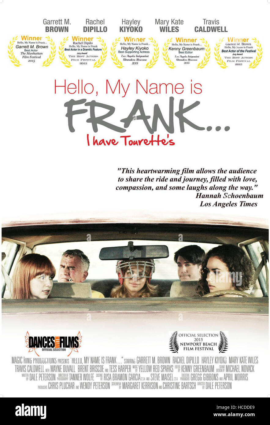 HELLO, MY NAME IS FRANK, poster, from left: Mary Kate Wiles, Garrett M ...