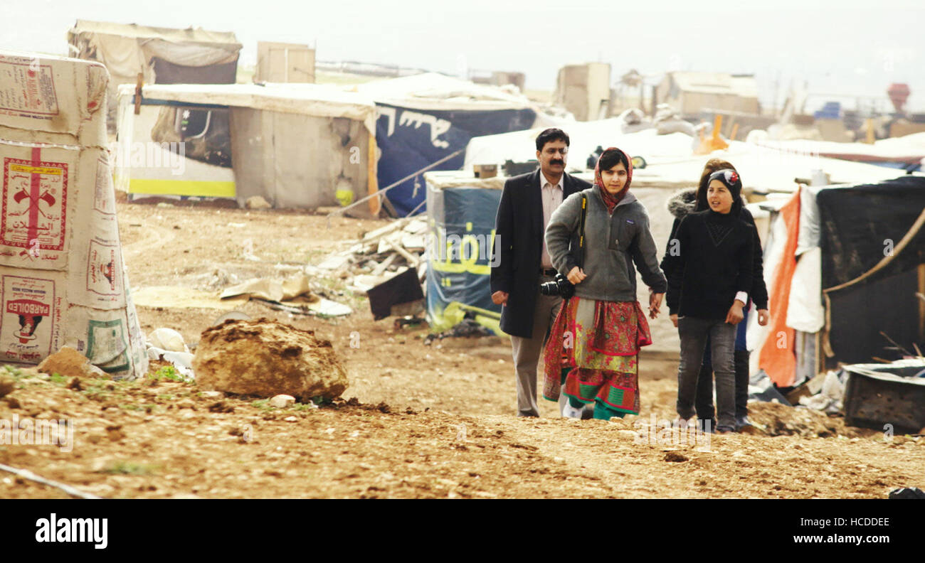 HE NAMED ME MALALA, from left: Ziauddin Yousafzai, Malala Yousafzai ...