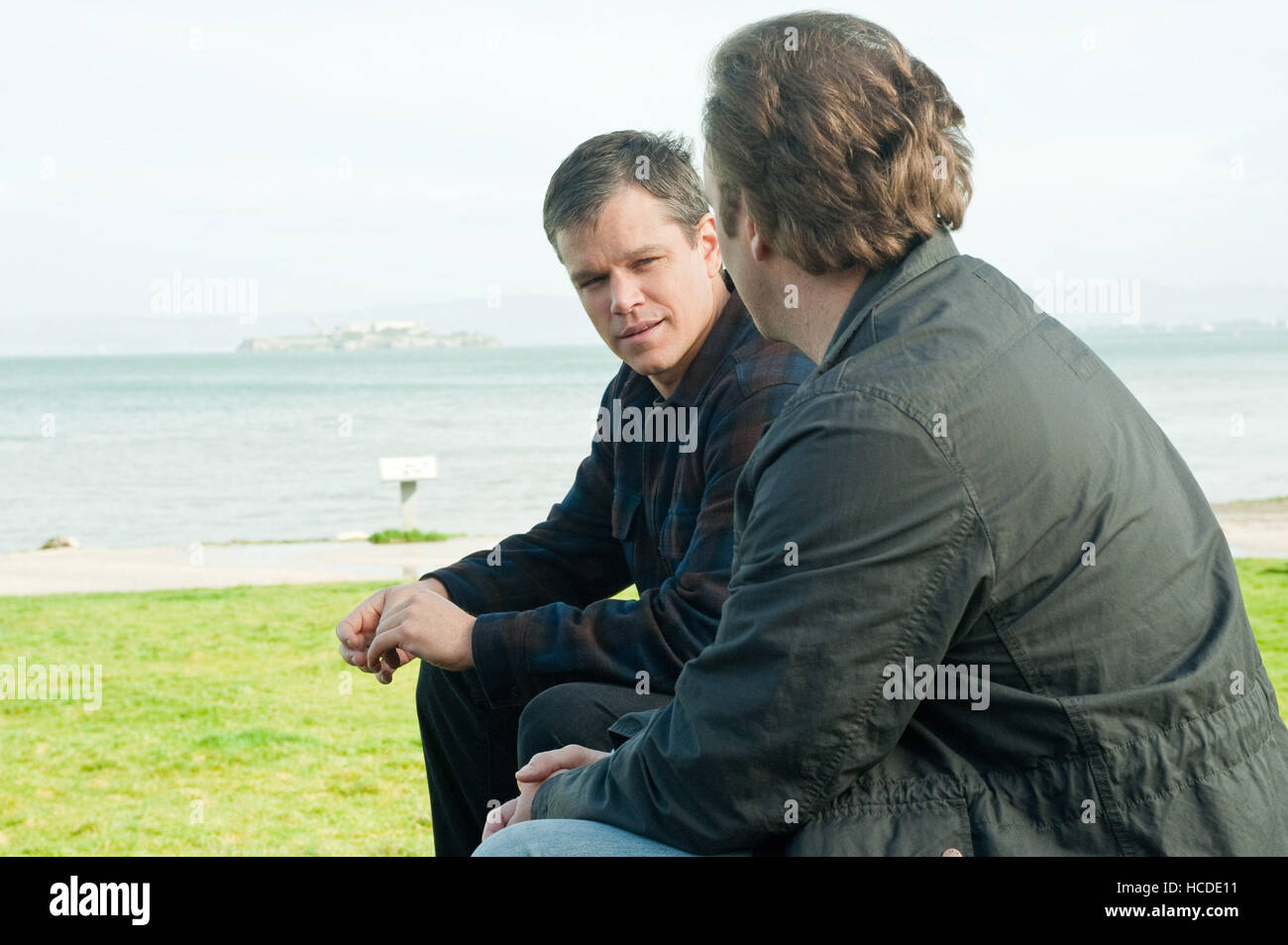 HEREAFTER, from left: Matt Damon, Jay Mohr, 2010. ph: Ken Regan/©Warner ...