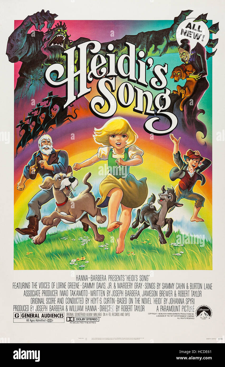 HEIDI'S SONG, US poster art, 1982. ©Paramount/courtesy Everett ...