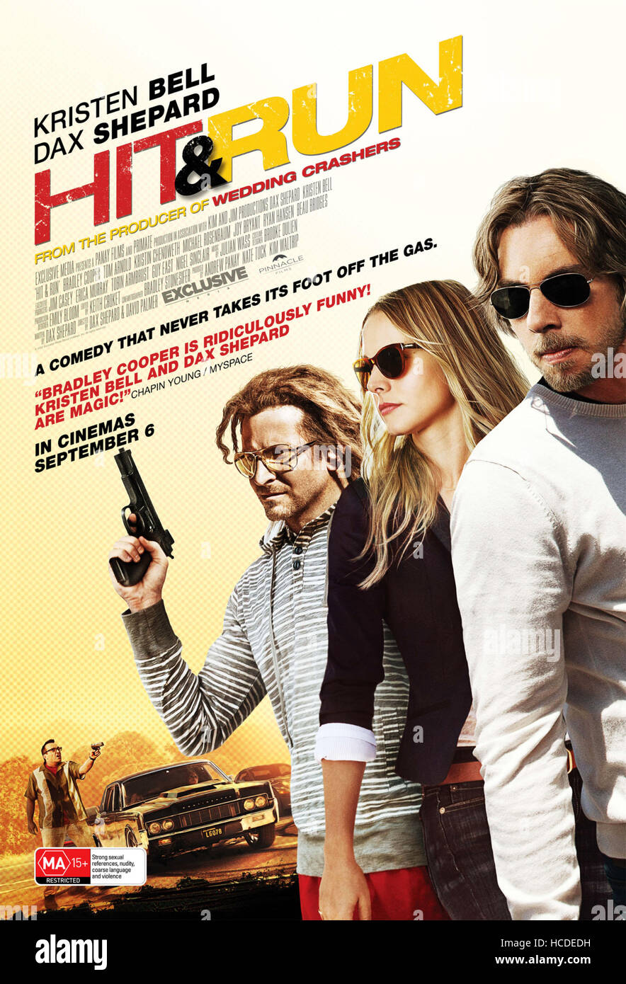 HIT AND RUN, (aka HIT & RUN), from left on Australian poster art: Tom ...