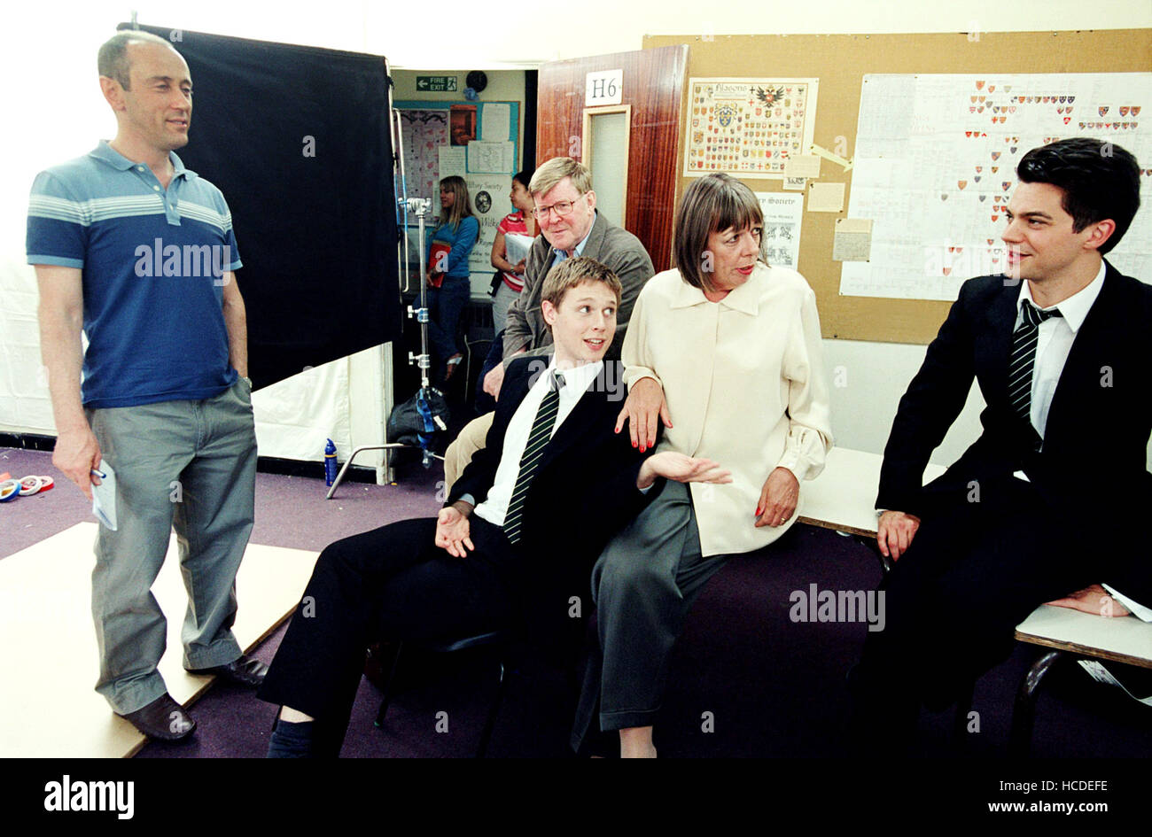 THE HISTORY BOYS, director Nicholas Hytner (far left), screenwriter ...