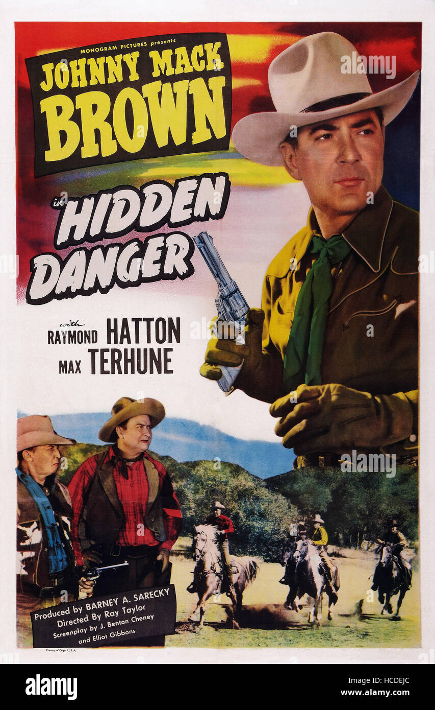 HIDDEN DANGER, US poster art, from left: Raymond Hatton, Max Terhune ...