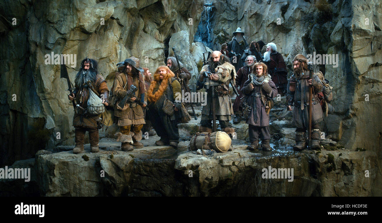 THE HOBBIT: AN UNEXPECTED JOURNEY, from left: William Kircher, James ...