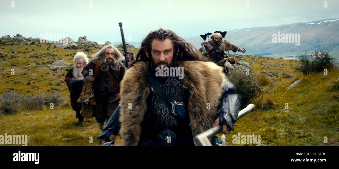 THE HOBBIT: AN UNEXPECTED JOURNEY, from left: Ken Stott, John Callen ...